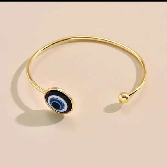 Source Unknown | Jewelry | Devils Cuff Bangle Bracelet Devils Eye ...